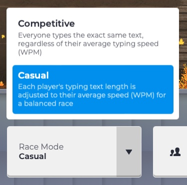 Friends Race Update: Casual Mode Pulls Up to the Track! - News | Nitro Type