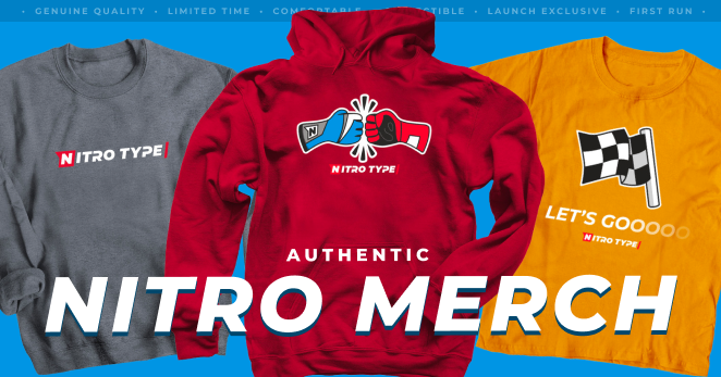Announcing the Official Nitro Type Merch Store! - News | Nitro Type